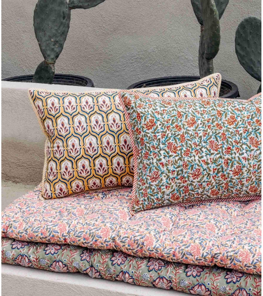 Printed mattress 20x59 inches - Reema tan | Jamini