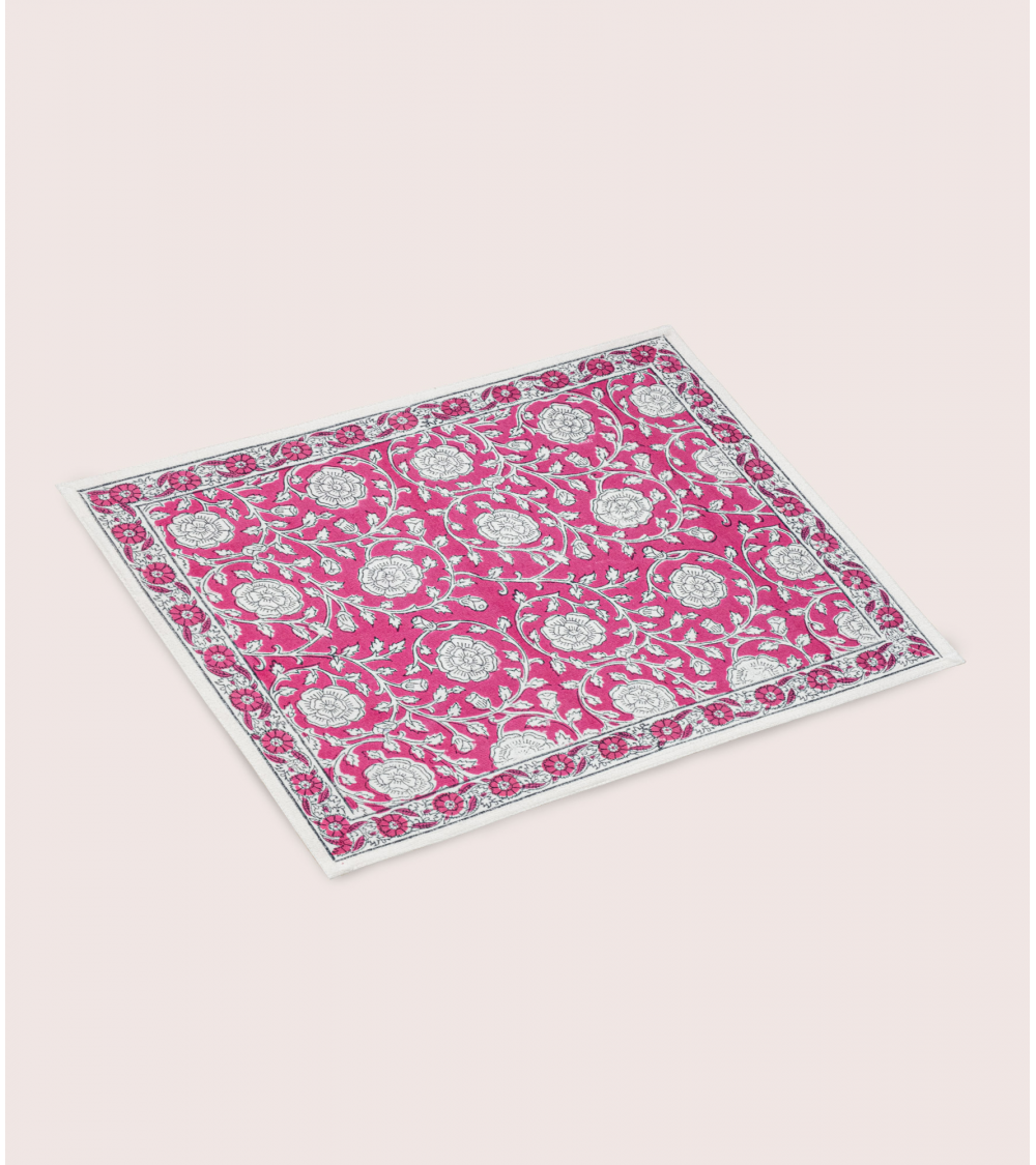 Set de table Fleuri en Coton Imprimé - 35x45 cm
