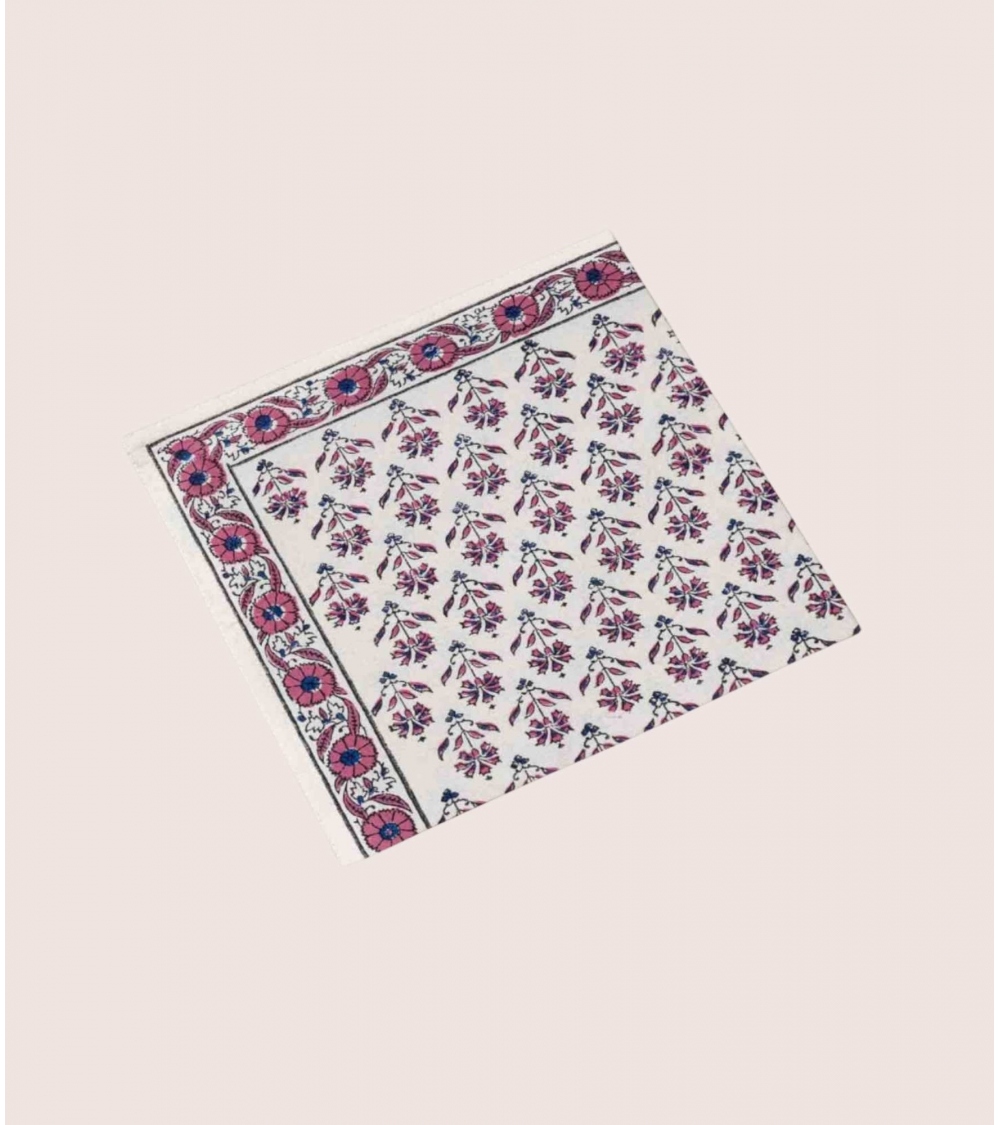 Colorful Printed Cotton Napkin - 45x45 cm