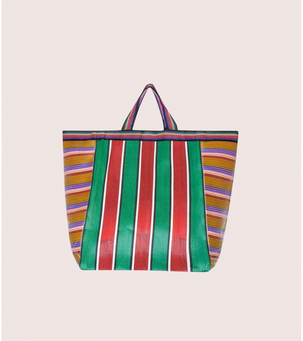 Recycled nylon tote bag, eco-friendly market bag Bazar11