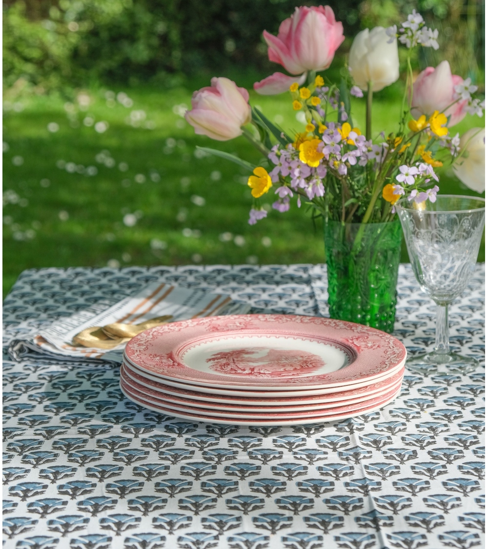 Printed Boho Chic Table Cloth 69x138 Inches Jamini Printed Boho Chic Table Cloth 69x138 Inches Jamini